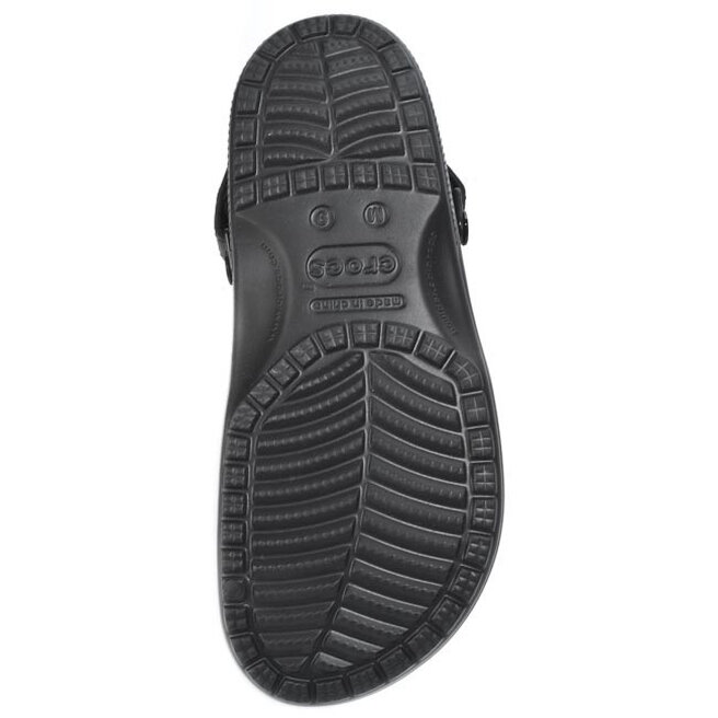 Klapki Crocs Yukon 10123 Black | eobuwie.com.pl