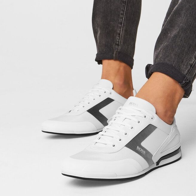 Sneakers Boss Saturn 50439553 10225762 01 Weiß | eschuhe.de