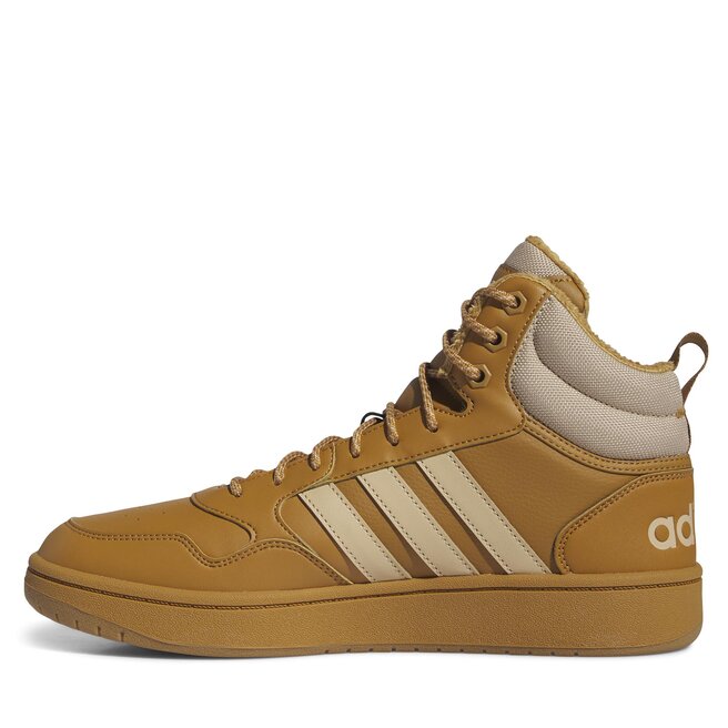 Sneakersy adidas Hoops 3.0 Mid IF2636 Brązowy | eobuwie.com.pl