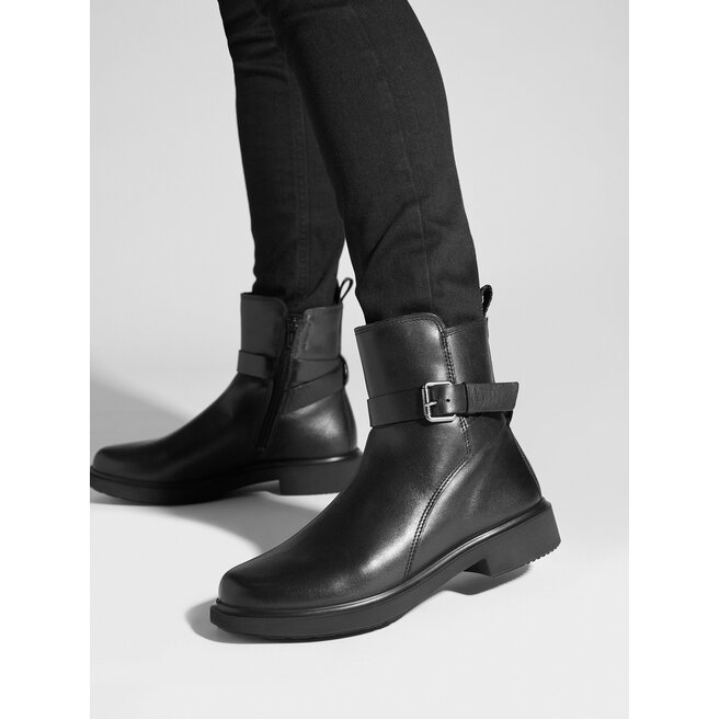 Botki ECCO Metropole 22201301001 Black | eobuwie.com.pl