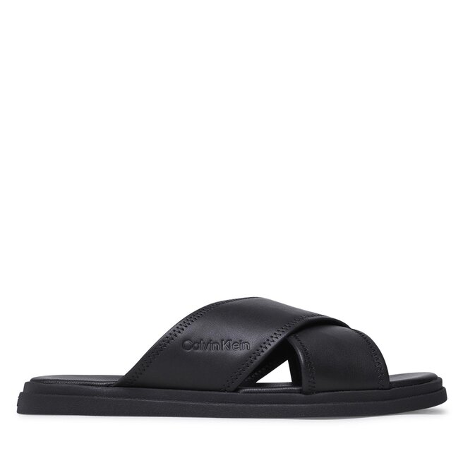 Chanclas Calvin Klein Criss Cross Sandal Lth HM0HM00950 Ck Black BEH ...