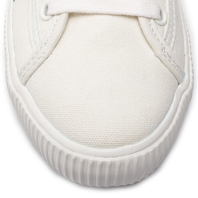 Sneakers aus Stoff DKNY Doni K4896969 White/Navy | eschuhe.de