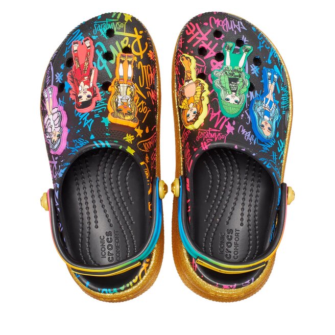 Pantoletten Crocs Classic Rainbow High Cutie Clog Kids 208116 90H ...