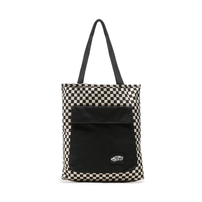 Bolso Vans Double Take Tote II VN0A7YT7Y281 Black/White | zapatos.es