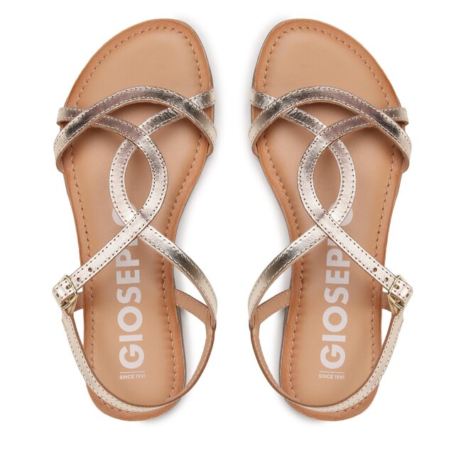 Sandały Gioseppo 69113-P Złoty | eobuwie.com.pl