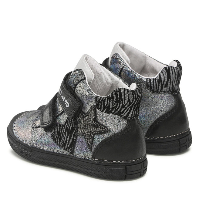 Kotníková obuv DD Step A049-769M Stříbrná | eobuv.cz