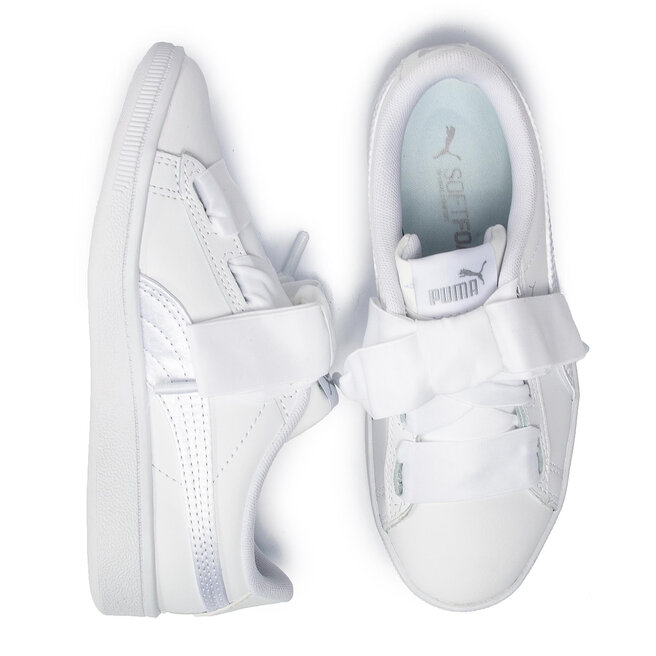 Sneakers Puma Vikky Ribbon L Satin Ps 369543 02 Puma White/Puma White ...