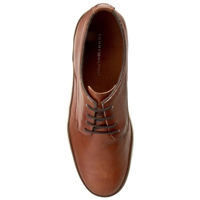Polobotky Tommy Hilfiger George 1A FM56820600 Hnědá | eobuv.cz