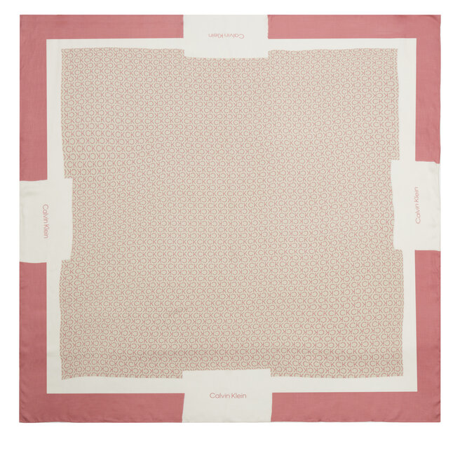 Foulard Calvin Klein Geo Minimal K60K610227 Ash Rose VB8 | escarpe.it