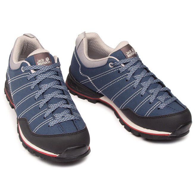 Trekkingschuhe Jack Wolfskin Scrambler Low M 4036701 Blue/Black ...