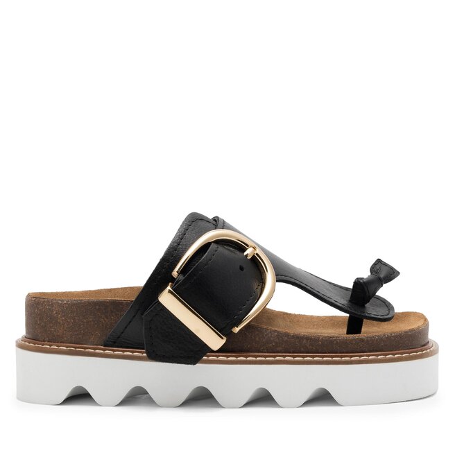 Japonki Badura BOLONIA-23SS-AFRODIT Czarny | eobuwie.com.pl