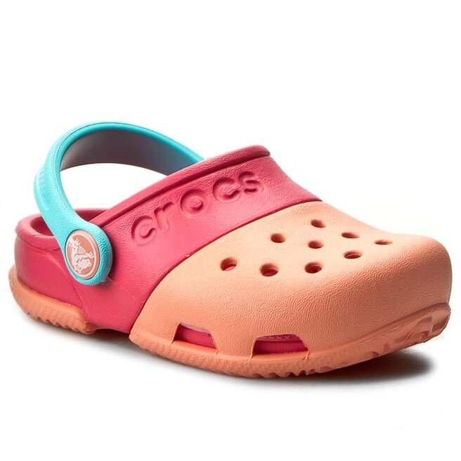 Pantoletten Crocs Electro II Clog 15608 Melon/Poppy | eschuhe.de