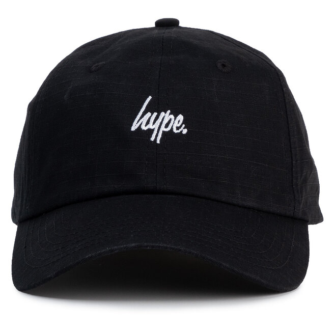 Cap HYPE Dad Hat Mini Script HY006-0110 Black/White | eschuhe.de