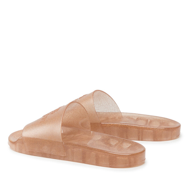 Chanclas Coach Ulyssa Rubber Slide C3068 Dark Gold | zapatos.es