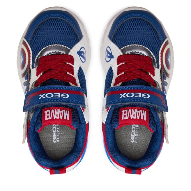 Сникърси Geox J Ciberdron Boy J45LBB 01454 C0200 M Blue/Red | obuvki.bg