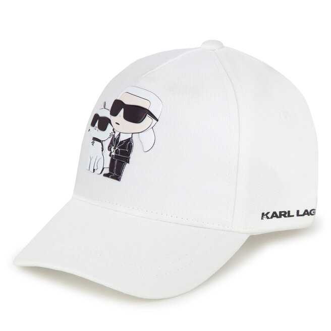 Gorra con visera Karl Lagerfeld Kids Z30160 Off White 195 | zapatos.es