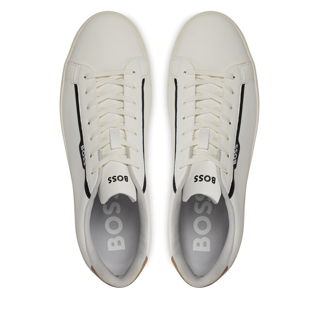 Sneakersy Boss Rhys Tenn 50502869 Biały | eobuwie.com.pl