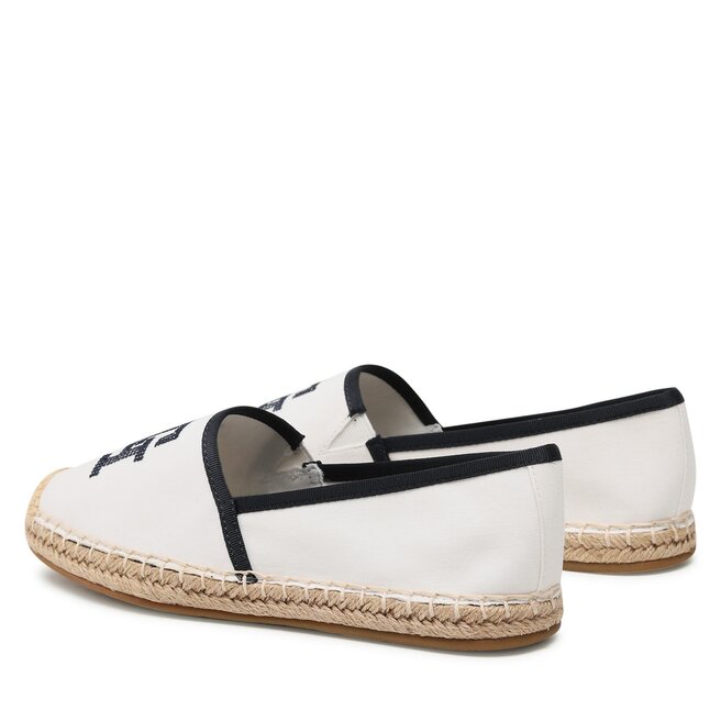 Espadrile Tommy Hilfiger Th Embroiderred Espadrille FW0FW07101 Écru ...
