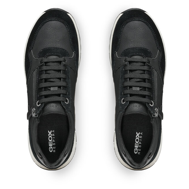 Sneakers Geox D Bulmya D36NQB 0EK22 C9999 Schwarz | eschuhe.de