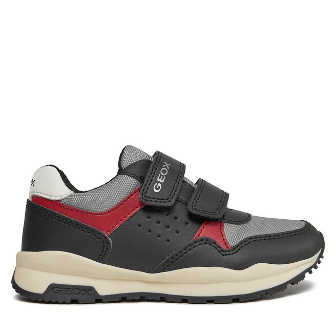 Sneakersy Geox J Pavel J4515A 054FU C0048 S Czarny | eobuwie.com.pl