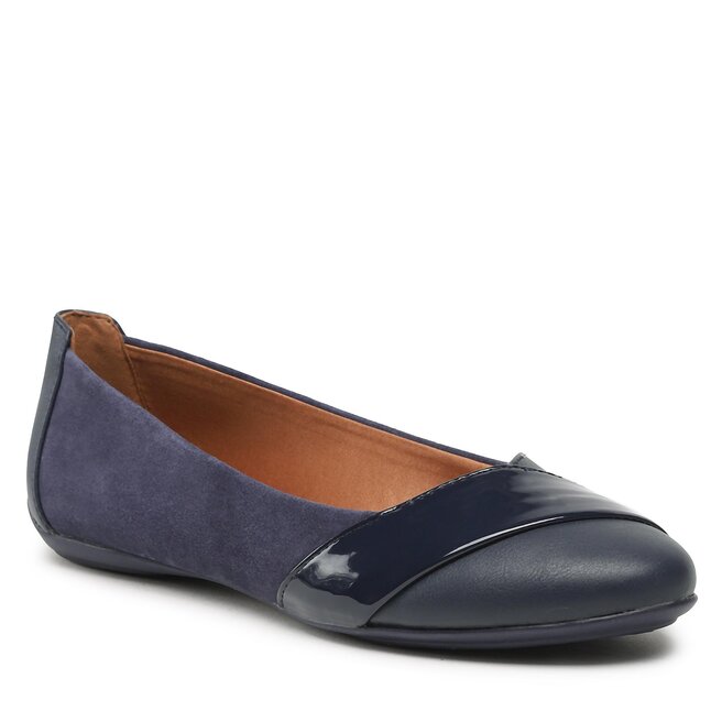 Ballerinas Geox D Charlene D35Y7A021BCC4002 Dunkelblau | eschuhe.de