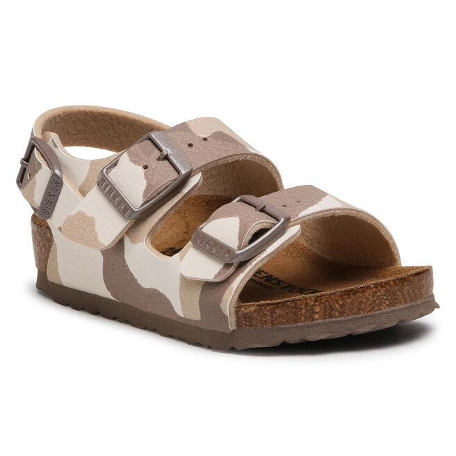 Sandalen Birkenstock Milano Kinder 1019034 Desert Soil Camo Almond ...