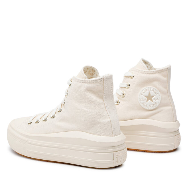 Teniși Converse Ctas Move Hi A02189C Natural Ivory/Egret/Gum | epantofi.ro