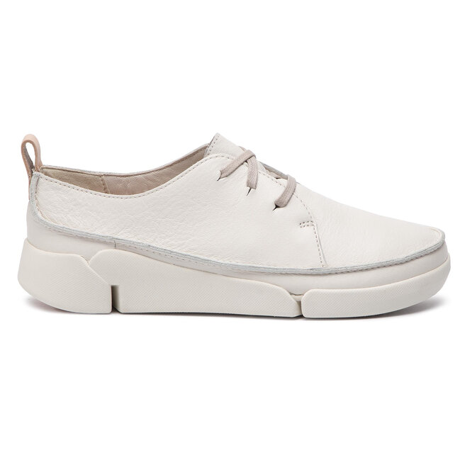 Półbuty Clarks Tri Clara 261385694 White | eobuwie.com.pl