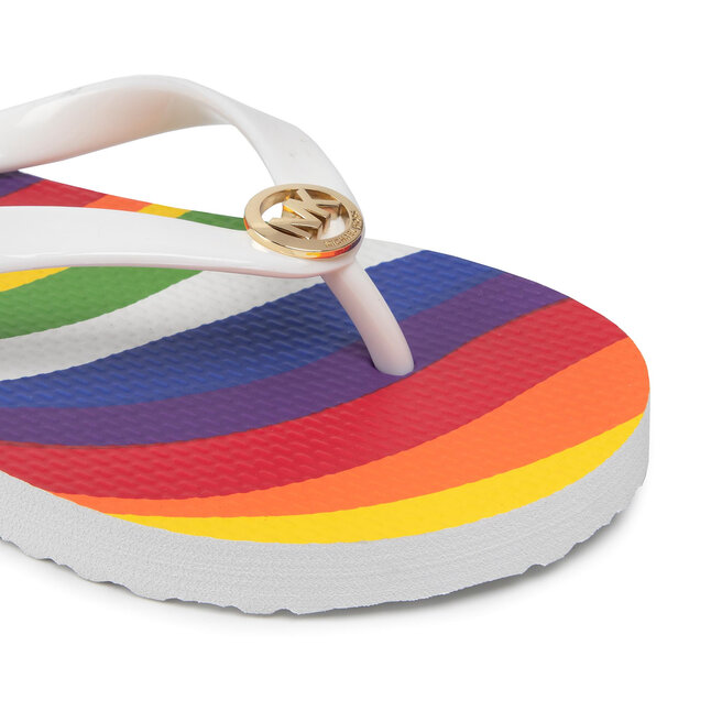 Flip flop MICHAEL Michael Kors Mk Flip Flop 40T1MKFA2Q Alb | epantofi.ro