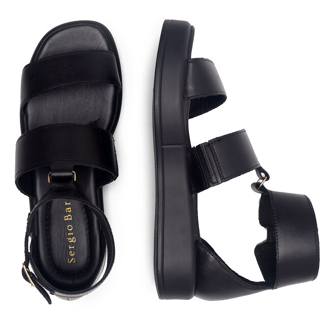 Sandály Sergio Bardi ARC-B1036-01SB Černá | eobuv.cz