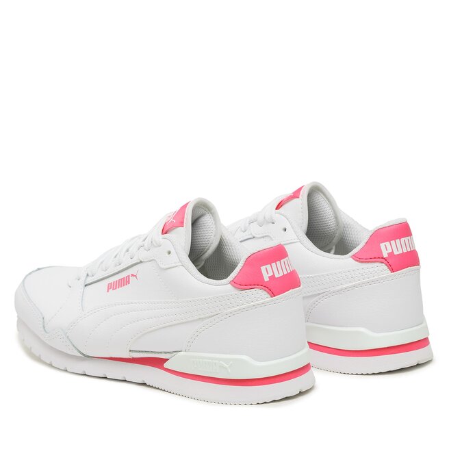 Sneakers Puma St Runner v3 L Jr 384904 04 White/Puma White/Sunset Pink ...