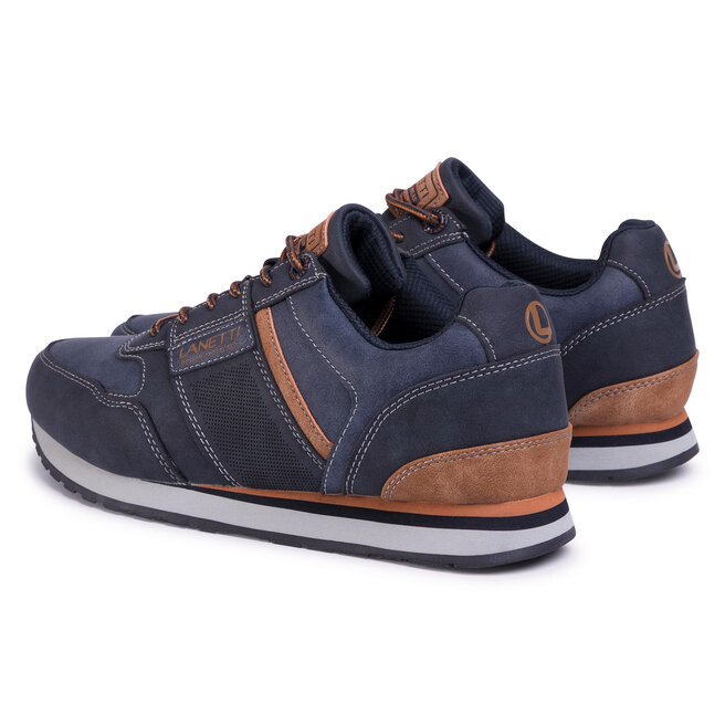 Sneakersy Lanetti MP07-81087-08 Cobalt Blue | eobuwie.com.pl