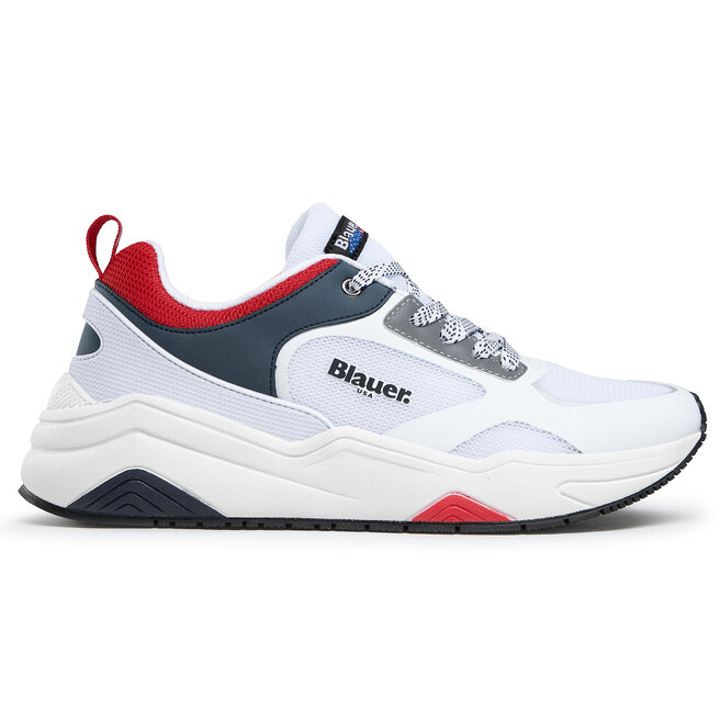 Sneakers Blauer S1TOK01/MES White/Red/Navy | eschuhe.de