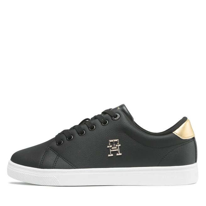 Sneakers Tommy Hilfiger Essential Th Gold Sneaker FW0FW07043 Black BDS ...