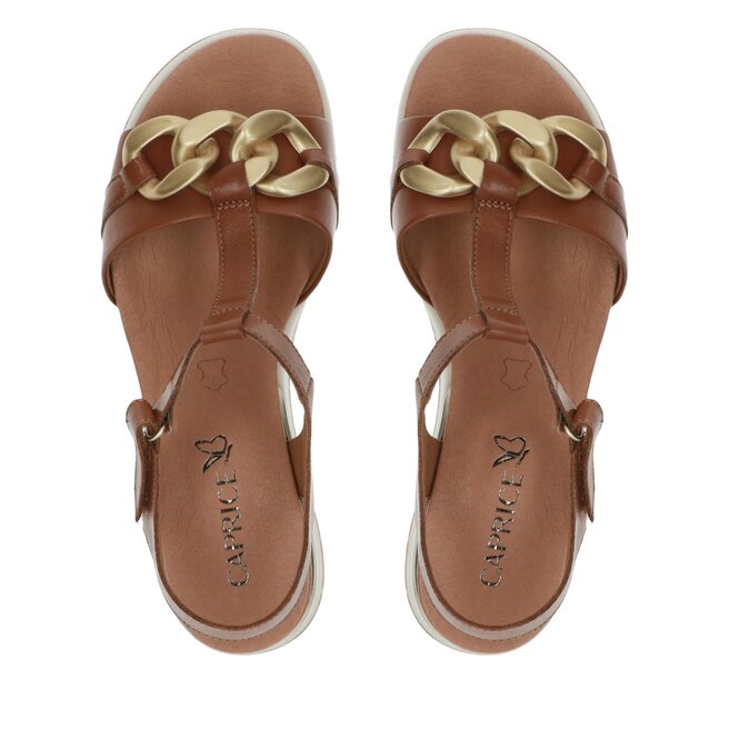 Sandały Caprice 9-28301-20 Brązowy | eobuwie.com.pl