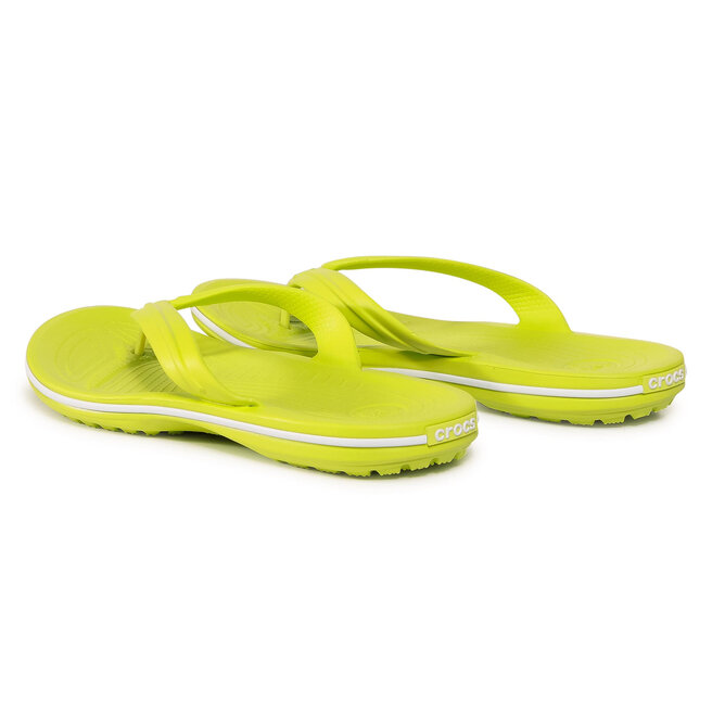 Σαγιονάρες Crocs Crocband Flip 11033 Lime Punch/White | epapoutsia.gr