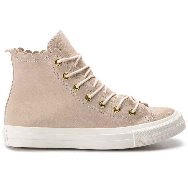 Scarpe sportive Converse Ctas Hi 563421C Beige | escarpe.it