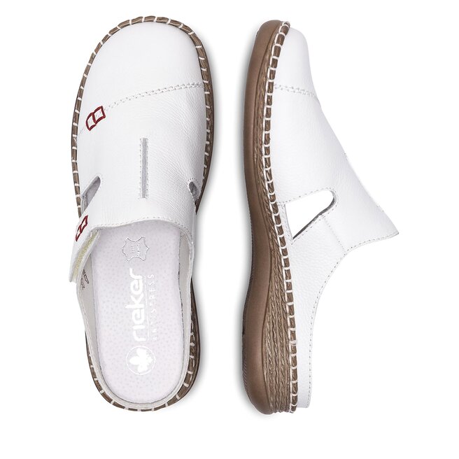 Şlapi Rieker 46462-80 Alb | epantofi.ro