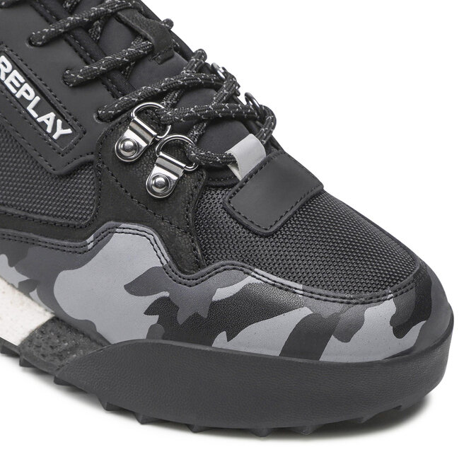 Sneakersy Replay Field Speed GMS1P.000.C0018L Black 2303 | eobuv.cz
