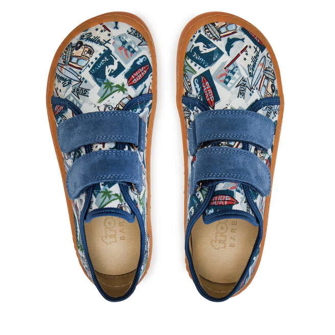Sneakers Froddo Barefoot Canvas G1700379-12 D Blau | eschuhe.de