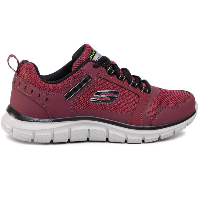 Sneakersy Skechers 232001 BUBK Bordowy | eobuwie.com.pl