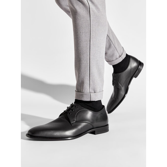 Pantofi Boss Lisbon 50472844 10243247 01 Black 001 | epantofi.ro