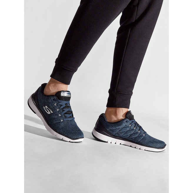 Sneakers Skechers Stally 52957/BLBK Blu scuro | escarpe.it