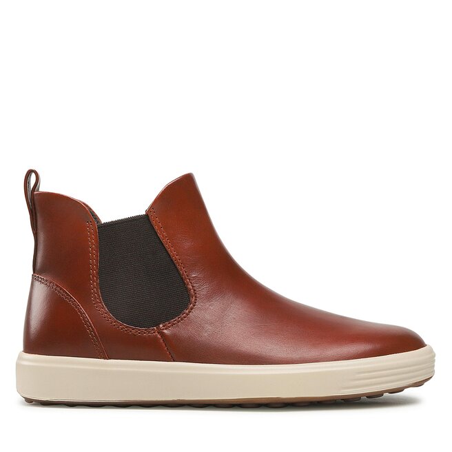Kotníková obuv s elastickým prvkem ECCO Soft 7 W 47046301053 Hnědá ...