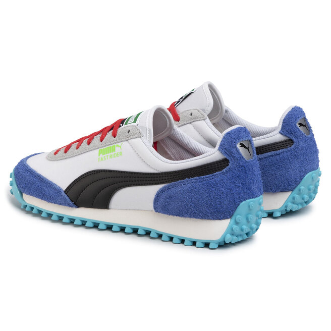 Zapatillas Puma Fast Rider Ride On 372837 01 Puma White/Dazzling Blue ...