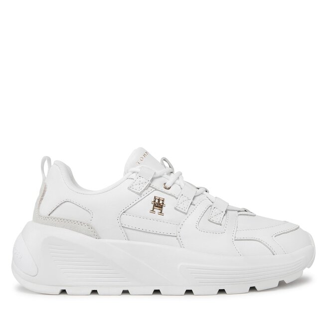 Sneakers Tommy Hilfiger Th Premium Runner Lthr FW0FW07340 White YBS ...
