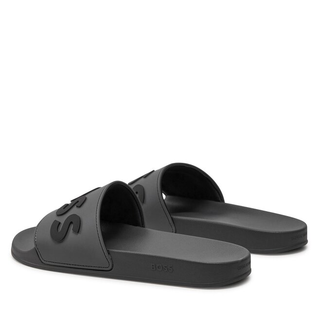 Nazouváky Boss Kirk Slid Rblg N 50498241 Gray 021 | eobuv.cz