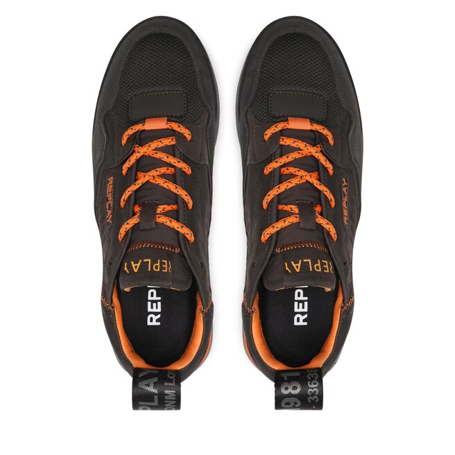 Sneakers Replay Field Master GMS8L.000.C0001L Dk Grey/Orange 1766 ...