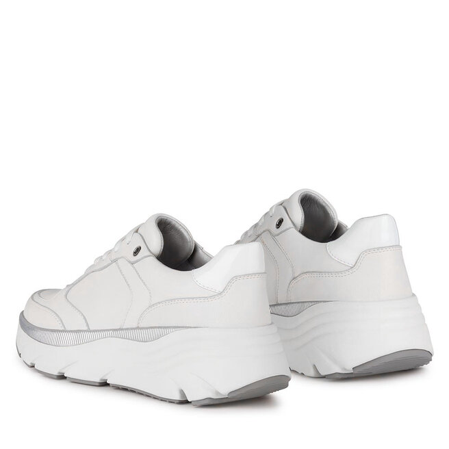 Sneakersy Geox D Diamanta D35UFA 0LM02 C1002 Biały | eobuwie.com.pl