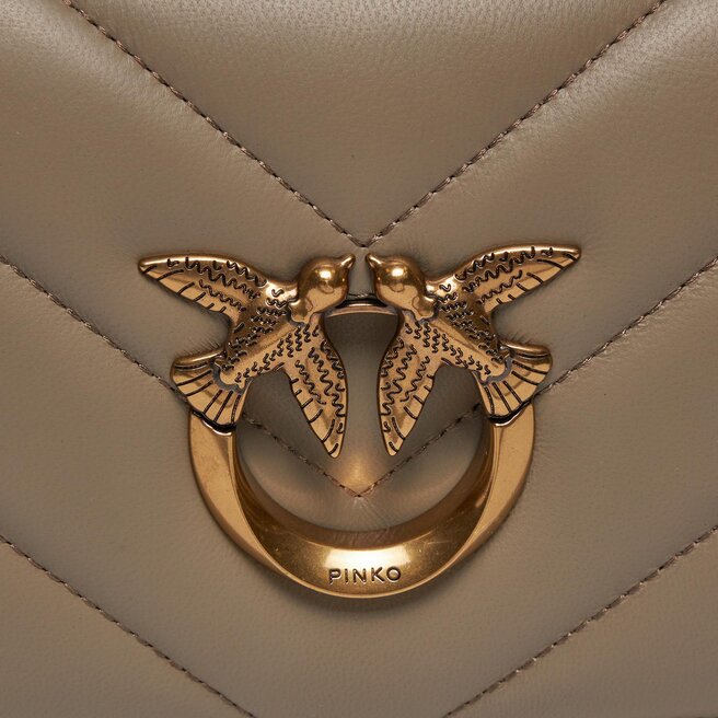 Τσάντα Pinko Love Click Baguette Mini AI 23-24 PLTT 100068 A136 Beige I68Q | epapoutsia.gr